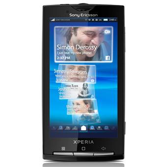Sony Ericsson Xperia X10 Sous Android Sensuous Black Smartphone