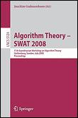 Algorithm Theory Swat 2008 Poche Collectif Achat Livre Fnac