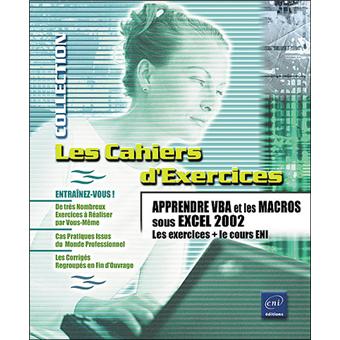 VBA 2002 Apprendre VBA Et Les Macros Sous Excel 2002 Coffret Coffret