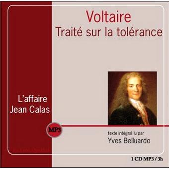 Traité sur la tolérance CD Mp Texte lu CD Voltaire Achat Livre fnac