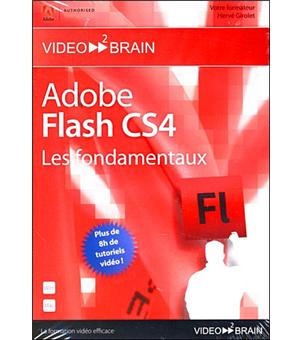 Dvd Adobe Flash CS4 Les fondamentaux Texte lu CD Hervé Girolet