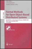 Formal Methods For Open Object Based Distributed Systems Poche