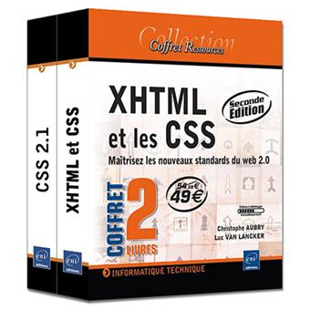 XHTML Et Les Css Coffret 2 Volumes Christophe Aubry Luc Van Lancker