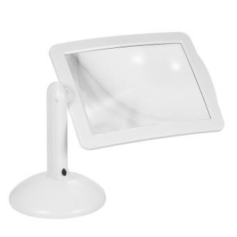 Loupe lecture a4 main libre Rotatif avec lumière LED pour lecture