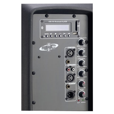 Coluna Digital Bi-Amplificada 12“ USB SD PMS12D400UBT EU - Instrumentos ...