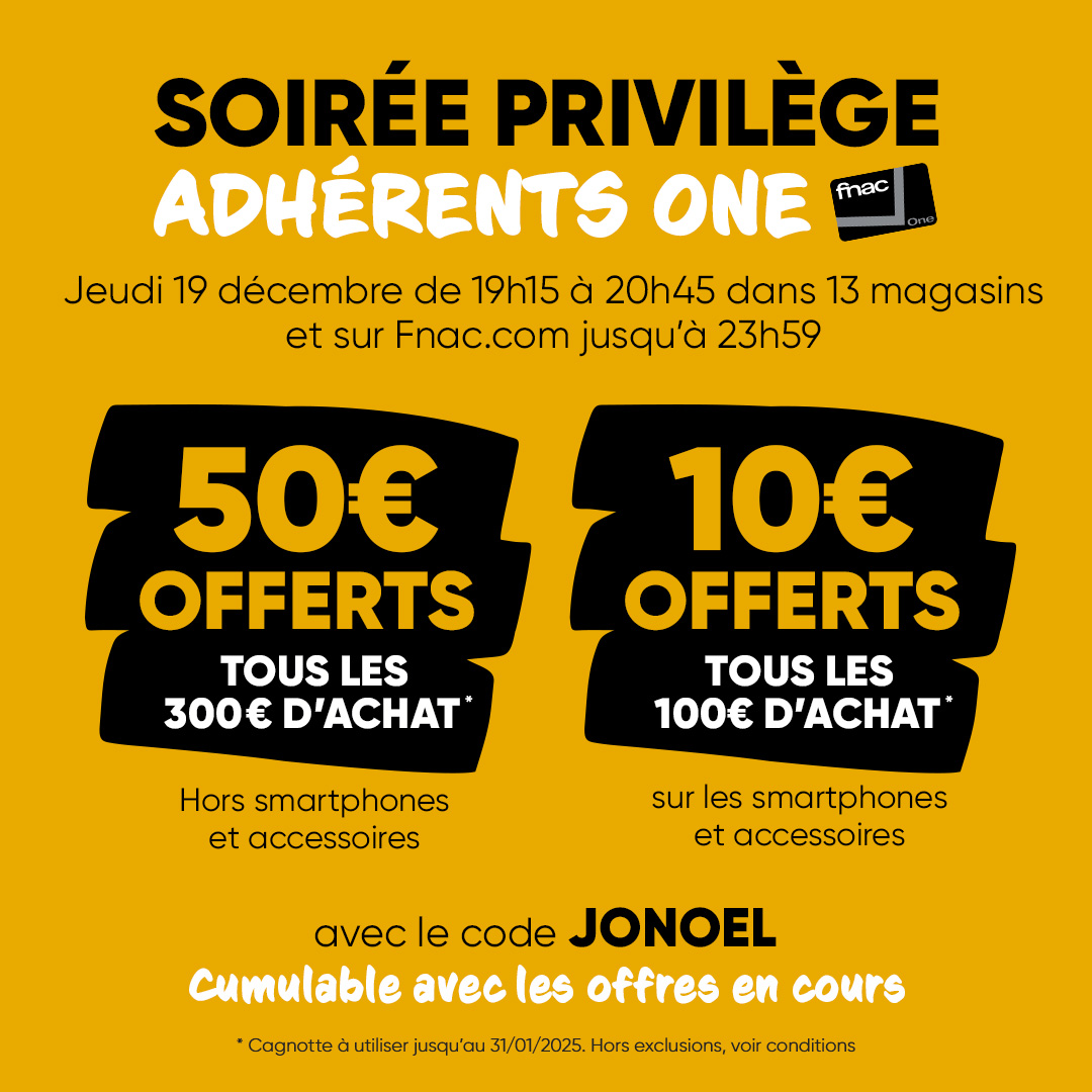 Offres privées carte fnac | fnac