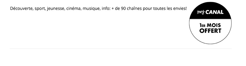 Offre Canal + | Fnac.ch | fnac Suisse