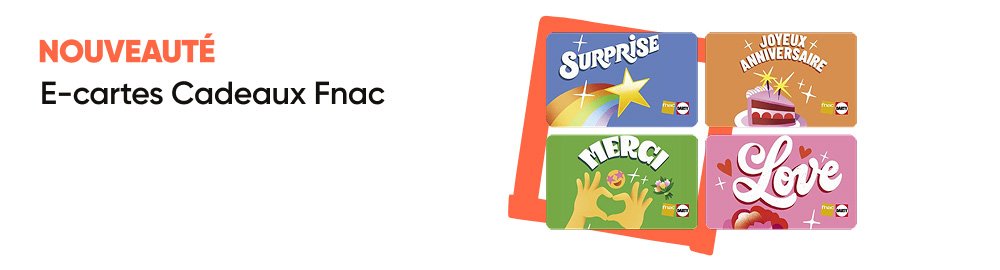 Coffrets cadeaux et e-cartes cadeaux | fnac