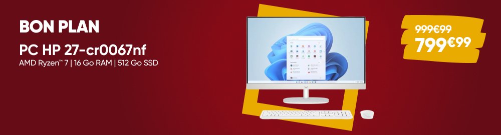 Ordinateur de bureau & PC fixe | Soldes fnac