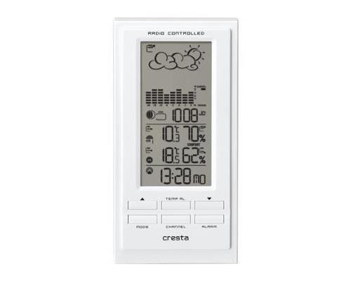 CRESTA DIGITAL WEATHER STATION BAROMETER BAR500 WHITE - Radio-réveil ...