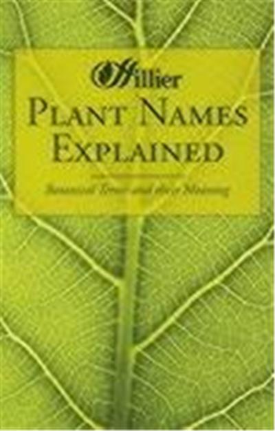 Plant Names Explained - broché - Inconnus - Achat Livre | fnac