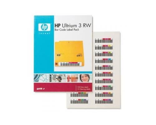HP Ultrium 3 RW Bar Code Label Pack - étiquettes code à barres - Papier ...