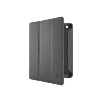 Belkin Tri-Fold Folio with Stand - Étui pour tablette - brun - pour ...