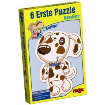 Haba 6 premiers casse-têtes - animaux domestiques 18 pièces - Puzzle ...