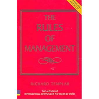 The Rules Of Management - broché - Inconnus - Achat Livre | fnac