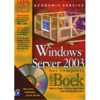 COMPLETE HANDBOEK - Windows Server 2003 + CD-ROM - Shapiro - broché ...