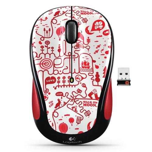 Logitech Wireless Mouse M325 Red Smile - Ratón inalámbrico | Fnac