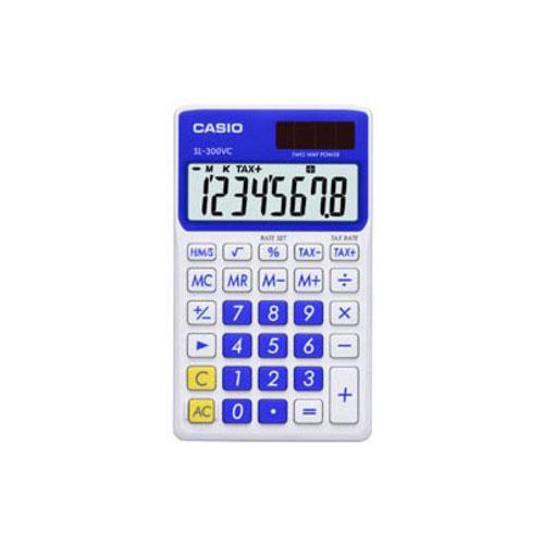 Casio Calculadora básica SL-300VC BE azul - Calculadora 4 operaciones ...