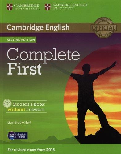 Complete First student's book without answers + CD - Guy Brook-Hart -5% ...