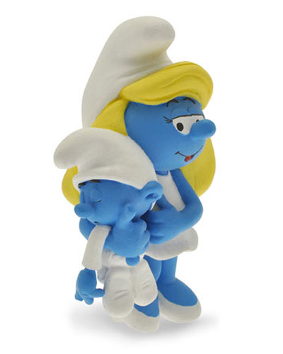 Pitufos - Figura - Pitufina con bebe Limitada Resina - -5% en libros | Fnac