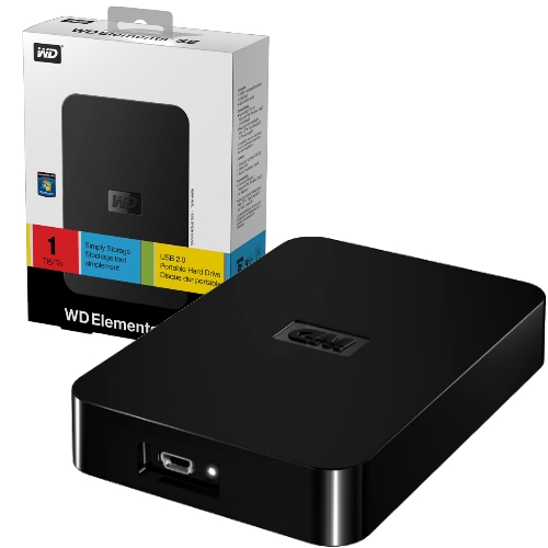 Disco duro externo portátil WD Elements Portable SE USB 2.0 1 TB ...