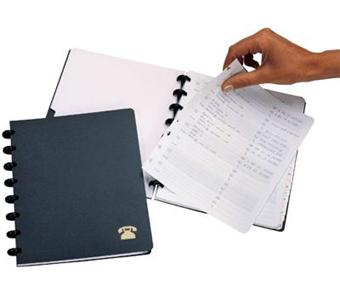 Adoc System - Repertoire Telephonique Adoc 17x21 40ft Noir - Tampons ...