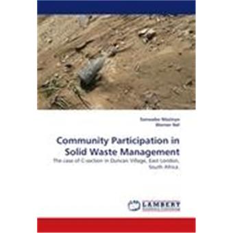 Community Participation in Solid Waste Management - broché - Achat ...