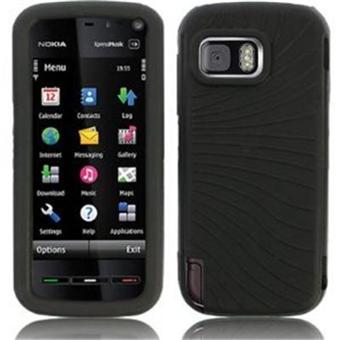 Housse en Silicone Noir pour Nokia 5800 Xpressmusic + Film de ...