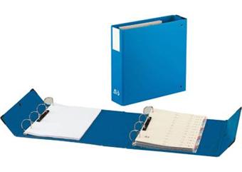 Arianex - Classeur Innovation 2x4 Anneaux D40 Bleu - Classeurs 4 ...