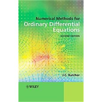 Numerical Methods for Ordinary Differential Equations - relié - Achat ...