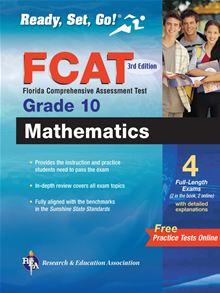 Florida FCAT Grade 10 Math with Online Practice Tests - ebook (ePub ...