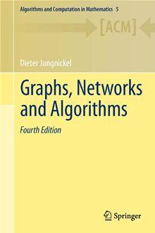 Graphs, networks and algorithms - Poche - Dieter Jungnickel - Achat Livre ou ebook | fnac