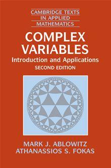 Cambridge Texts in Applied Mathematics - Introduction and Applications Tome 35 - Complex ...