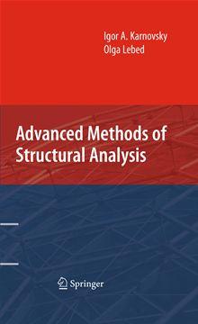 Advanced methods of structural analysis - relié - Igor A. Karnovsky ...