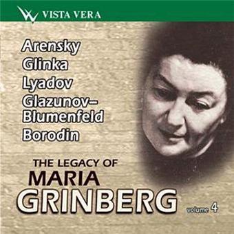 Maria Grinberg, pianiste , Volume 4 - Maria Grinberg - CD album - Achat ...