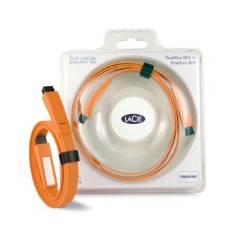 LaCie câble plat FireWire 800 / FireWire800 - Câbles firewire - Achat ...