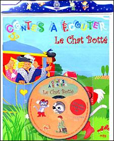 Le chat botte Livre avec un CD audio et un CD-Rom - Livre CD-ROM ...