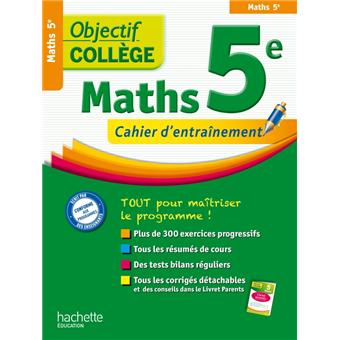 Objectif college maths 5eme - broché - Collectif - Achat Livre | fnac