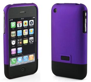 MCA Coque Duo Rubber rigide pour iPhone 3G & 3Gs - Violette - Coque et ...