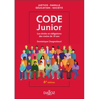 Code junior - broché - Dominique Chagnollaud de Sabouret - Achat Livre ...