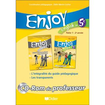 Enjoy English - CD Rom du professeur - Enjoy English 5ème - Odile ...