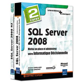 SQL server 2008 coffret 2 livres - Jérôme Gabillaud, Thomas Gauchet - Achat Livre | fnac