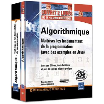 Algorithmique Coffret 2 volumes - Laurent Debrauwer, Sébastien Rohaut ...
