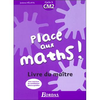 Place aux maths cm2 maitre - broché - Collectif - Achat Livre | fnac