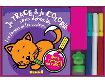 Je trace et je colorie sans déborder - "Les formes et les couleurs ...
