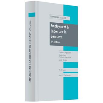 Employment and labor law in Germany - Poche - Stefan Lingemann - Achat ...