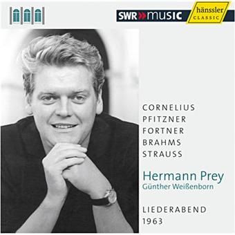 Liederabend 1963 - Peter Cornelius - Hans Pfitzner - CD album - Achat ...