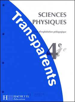 Sciences physiques 4eme transp - broché - Collectif - Achat Livre | fnac