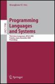 Programming languages and systems - Poche - Collectif - Achat Livre | fnac
