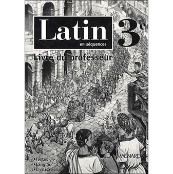 Latin 3eme Professeur - broché - Bernet - Achat Livre | fnac
